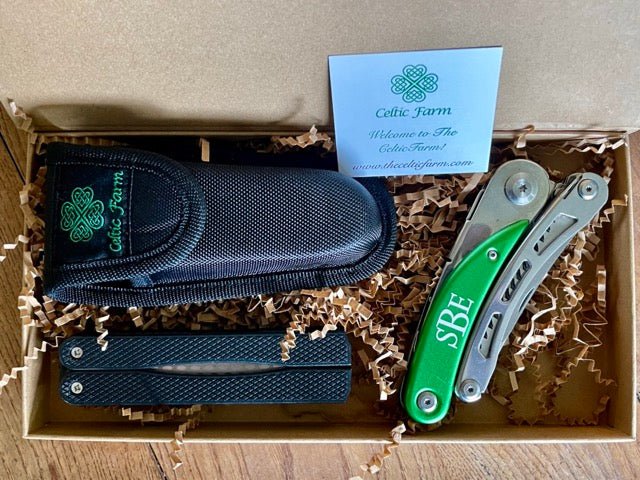 Engraved Gardener's Multi-Tool Gift Box - Tool, Case and Sharpener ...