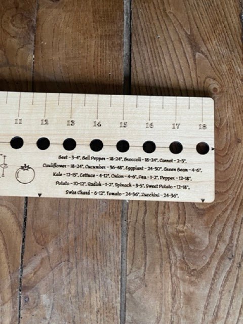 Maple Seed and Bed Ruler - Made in US with American Maple – Northern ...