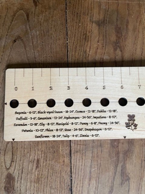Maple Seed and Bed Ruler - Made in US with American Maple – Northern ...