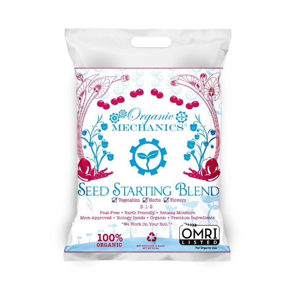 Organic Mechanics Seed Starting Blend (8 Dry Quarts) – Northern Ridge ...